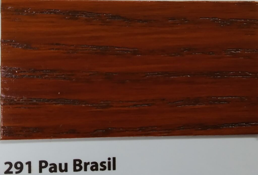 Pé Redondo em Pinho Cor Pau Brasil - Criações Geniais