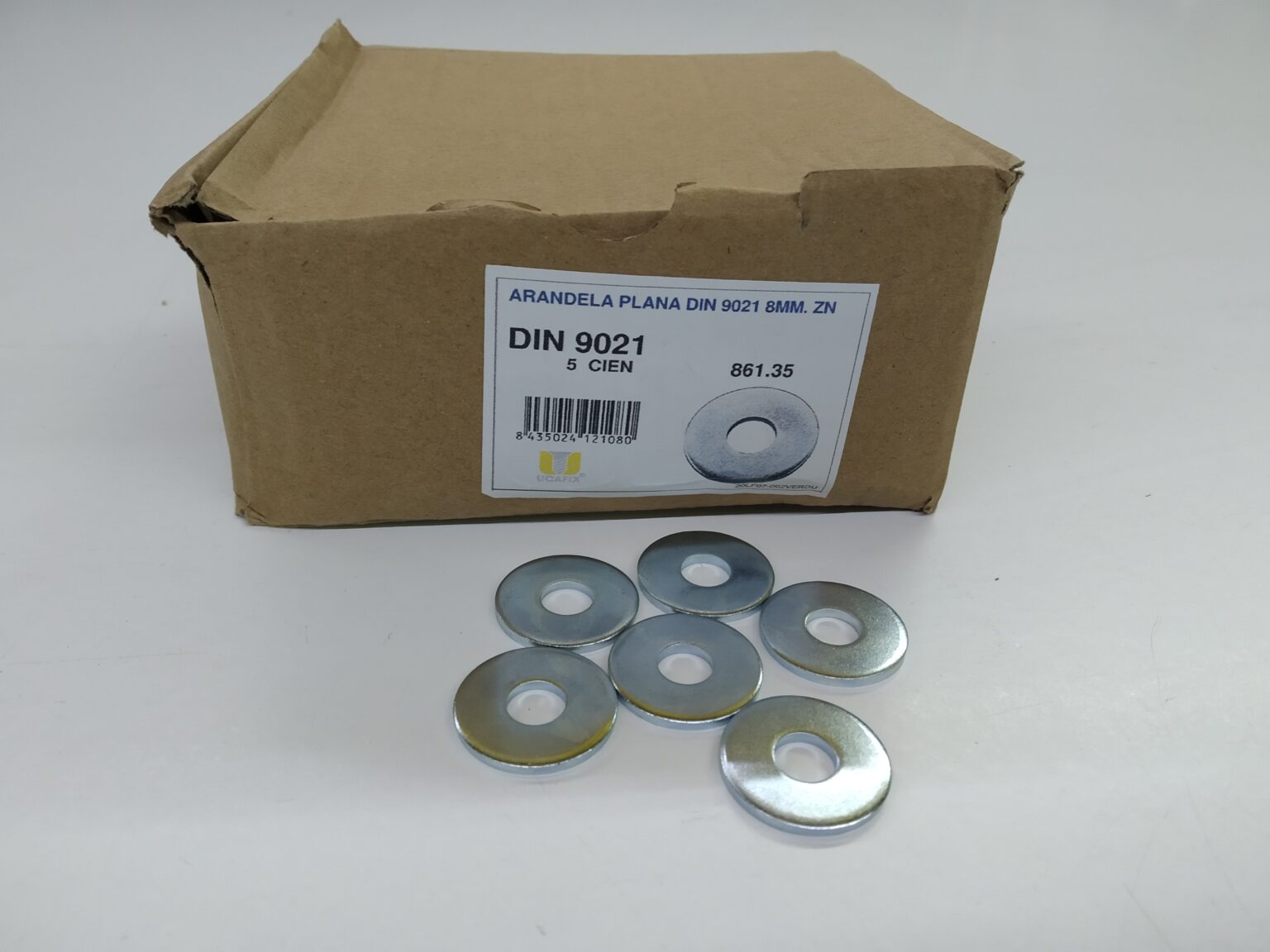 Anilhas Aba Larga 8mm Zincadas - Criações Geniais